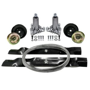 epr full deck rebuild kit for craftsman 42 inch lt1000 lt2000 130794 134149 144959 95 1/2 inch belt 3 bolt spindle