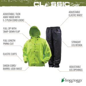 FROGG TOGGS Women's Classic All-Purpose Waterproof Breathable Rain Suit