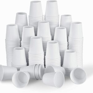 [300 Count - 2 oz] Small Paper Cups, Mouthwash Cups Bathroom Cups Mini Cups Small Disposable Cups