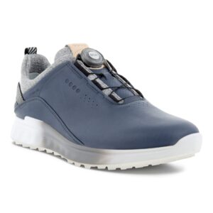 ECCO Men's S-Three BOA Gore-TEX Waterproof Hybrid Golf Shoe, Ombre/White, 9-9.5