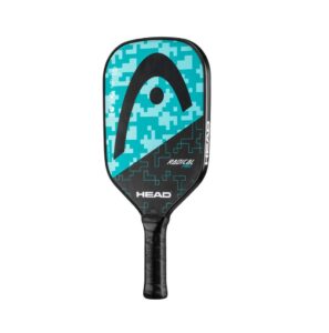 head fiberglass pickleball paddle - radical pro textured paddle w/honeycomb polymer core & comfort grip