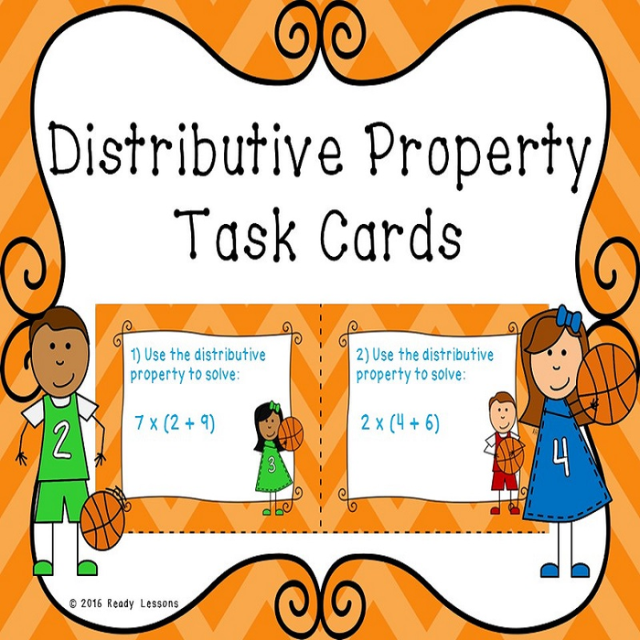 Distributive Property Task Cards