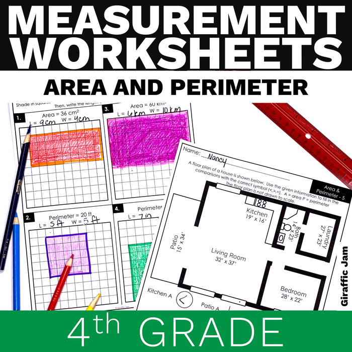 Area and Perimeter Worksheets | Measurement Worksheets | Measurement Homework