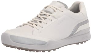 ecco men's biom hybrid hydromax water-resistant golf shoe, ombre/buffed silver/night sky, 9-9.5