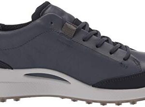 ECCO Men's Biom Hybrid Hydromax Water-Resistant Golf Shoe, Ombre/Buffed Silver/Night Sky, 9-9.5