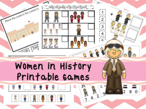 30 printable women in history themed games and activities