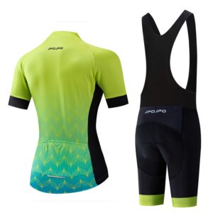 Women's Cycling Clothing Short Sleeve Bike Jersey Sets Bib Shorts Summer Cycling Sets Reflective