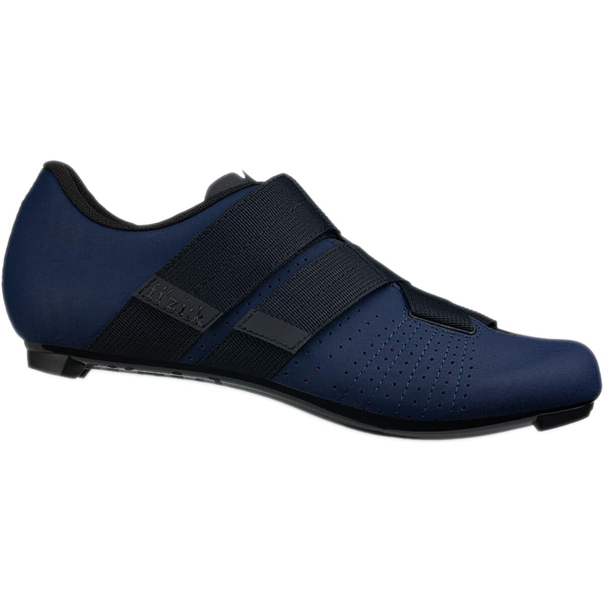 Fizik Men's Tempo R5 Powerstrap Road Cycling Shoes - Navy/Black (Navy/Black - 42.5)