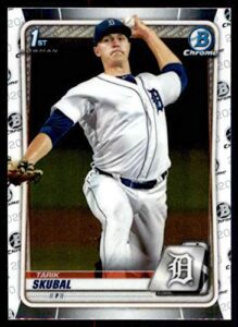 2020 bowman chrome prospects #bcp-108 tarik skubal rc rookie detroit tigers mlb baseball trading card