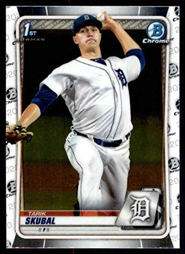 2020 Bowman Chrome Prospects #BCP-108 Tarik Skubal RC Rookie Detroit Tigers MLB Baseball Trading Card