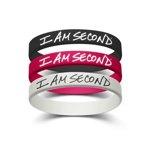 I Am Second 3-Pack Adult Multi-Color Wristband Bundle