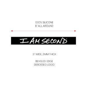 4-Pack I Am Second Adult Multi-Color Wristband Bundle