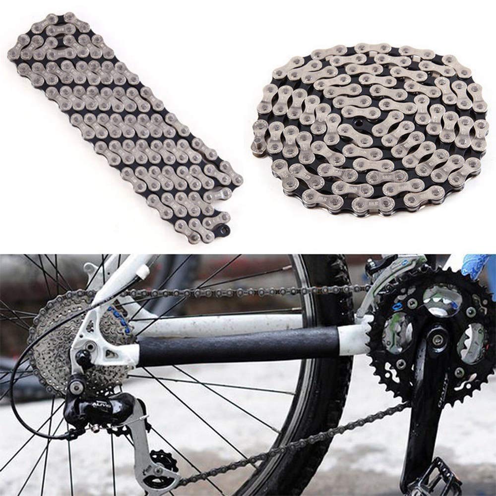 7 Speed 116 Link Bicycle Chain MTB Mountain Road Bike Full Plating Cycling Chain