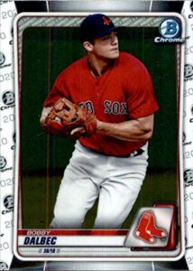 2020 bowman chrome prospects #bcp-86 bobby dalbec rc rookie boston red sox mlb baseball trading card