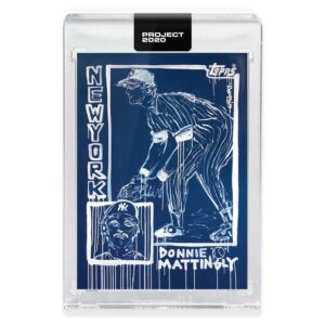 2020 topps project 2020 by gregory siff #69 don mattingly /7900 yankees