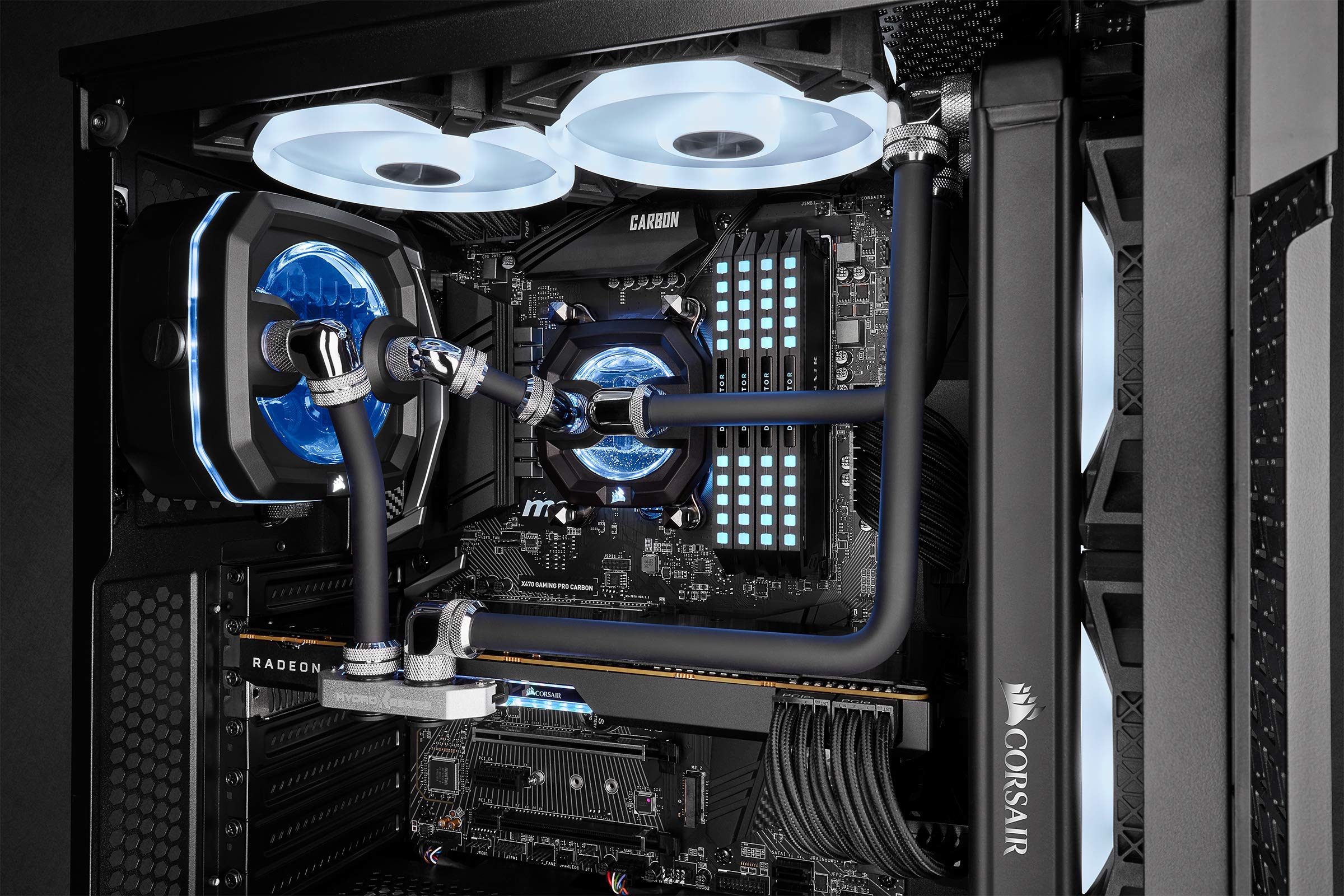 CORSAIR, Hydro X Series, XT Hardline, Satin Black, 12mm, Tubing