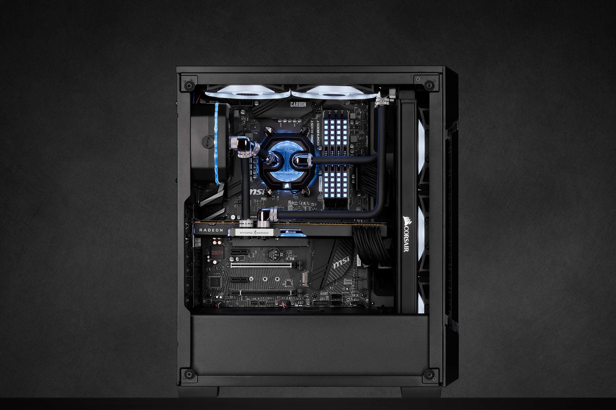 CORSAIR, Hydro X Series, XT Hardline, Satin Black, 12mm, Tubing