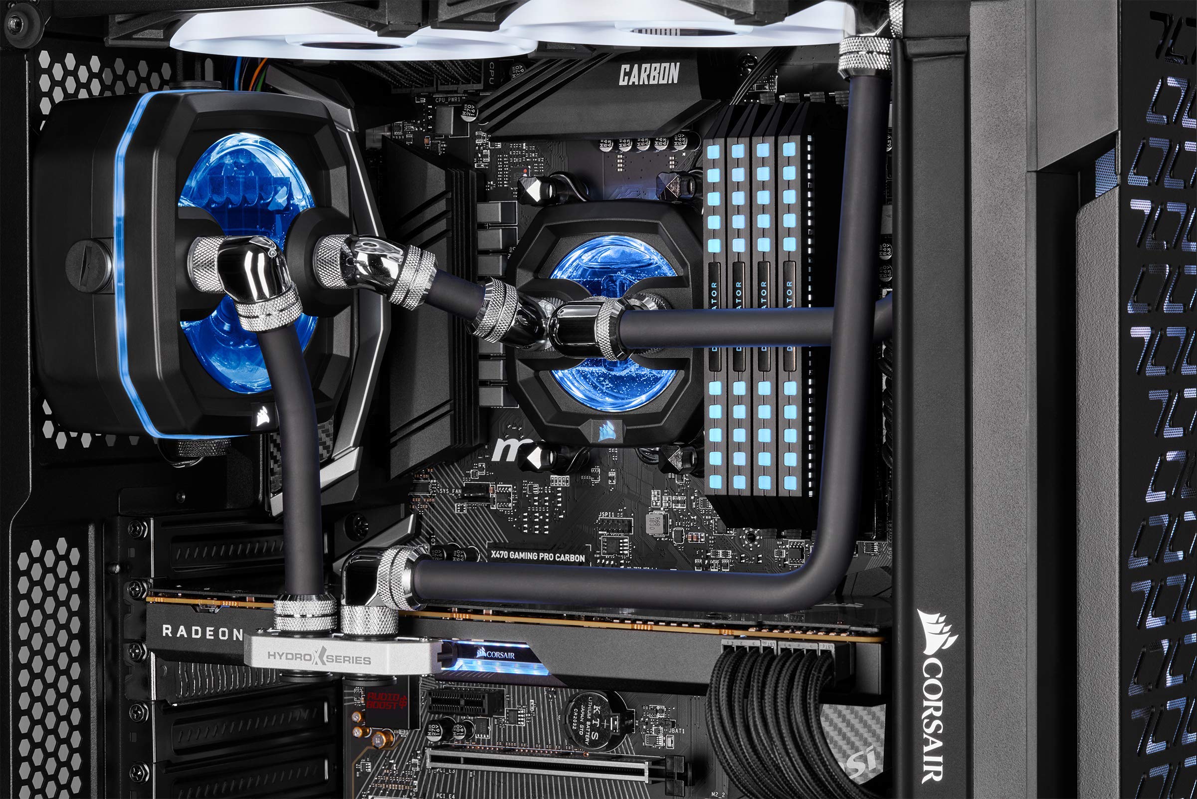 CORSAIR, Hydro X Series, XT Hardline, Satin Black, 12mm, Tubing