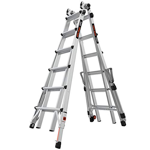 Little Giant Ladders, Epic, M26, 26 ft, Multi-Position Ladder, Aluminum, Type 1A, 300 lbs weight rating, (16826-818)