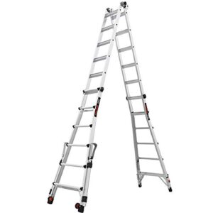 Little Giant Ladders, Epic, M26, 26 ft, Multi-Position Ladder, Aluminum, Type 1A, 300 lbs weight rating, (16826-818)