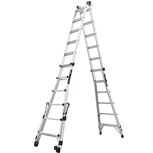 Little Giant Ladders, Epic, M26, 26 ft, Multi-Position Ladder, Aluminum, Type 1A, 300 lbs weight rating, (16826-818)