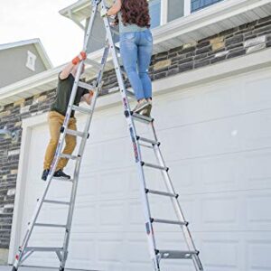 Little Giant Ladders, Epic, M26, 26 ft, Multi-Position Ladder, Aluminum, Type 1A, 300 lbs weight rating, (16826-818)