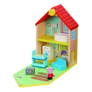 Peppa Pig Wooden Family Home, Sustainable FSC Certified Wooden Toy, Preschool Toy, Imaginative Play, Gift for 2-5 Year Old