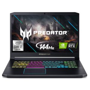 acer predator helios 300 gaming laptop, intel i7-10750h, nvidia geforce rtx 2070 max-q 8gb, 17.3" fhd 144hz 3ms ips display, 16gb dual-channel ddr4, 1tb nvme ssd, wifi 6, rgb keyboard, ph317-54-70z5