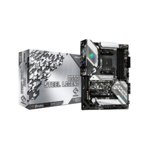 asrock b550 steel legend supports 3rd gen amd am4 ryzen™ / future amd ryzen™ processors motherboard