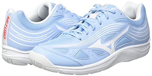 Mizuno Women's Cyclone Speed 3 Volleyball Shoe, Bluebell White Ignitionr, US:7