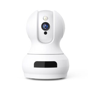 pet camera, indoor camera with pan tilt zoom, wifi camera indoor with remote viewing, baby monitor with camera and audio, night vision, motion detection, 2-way audio, sd card/cloud storage