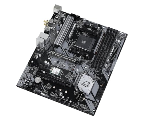 ASRock B550 Phantom Gaming 4 AC Supports 3rd Gen AMD AM4 Ryzen™ / Future AMD Ryzen™ Processors Motherboard