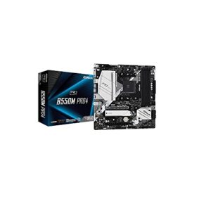 asrock b550m pro4 supports 3rd gen amd am4 ryzen™ / future amd ryzen™ processors motherboard