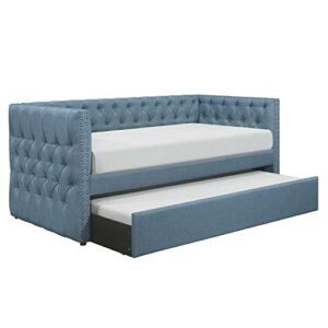 lexicon ballou daybed with trundle, twin/twin, blue