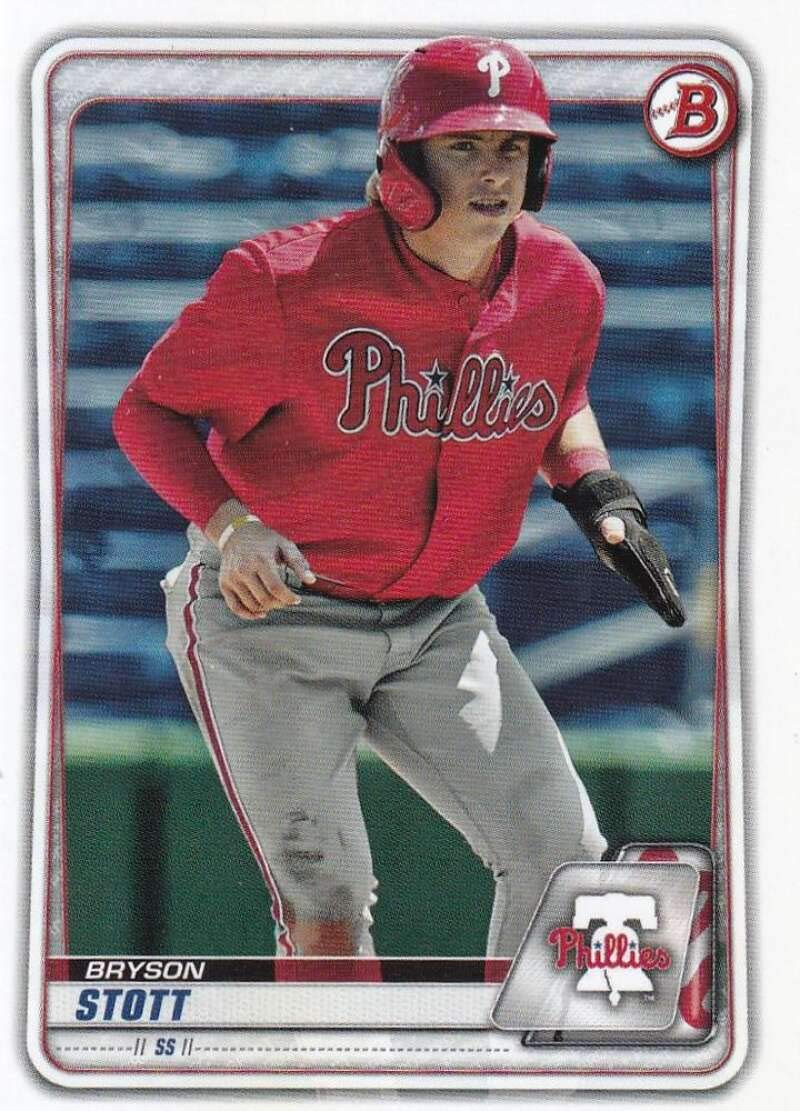 2020 Bowman Prospects #BP-68 Bryson Stott Philadelphia Phillies Baseball Card