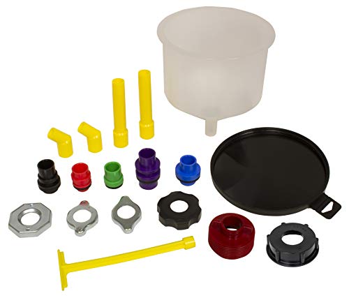 Lisle 24780 Spill Free Funnel with Standard/GM/VW/Ford Adapters, Factory