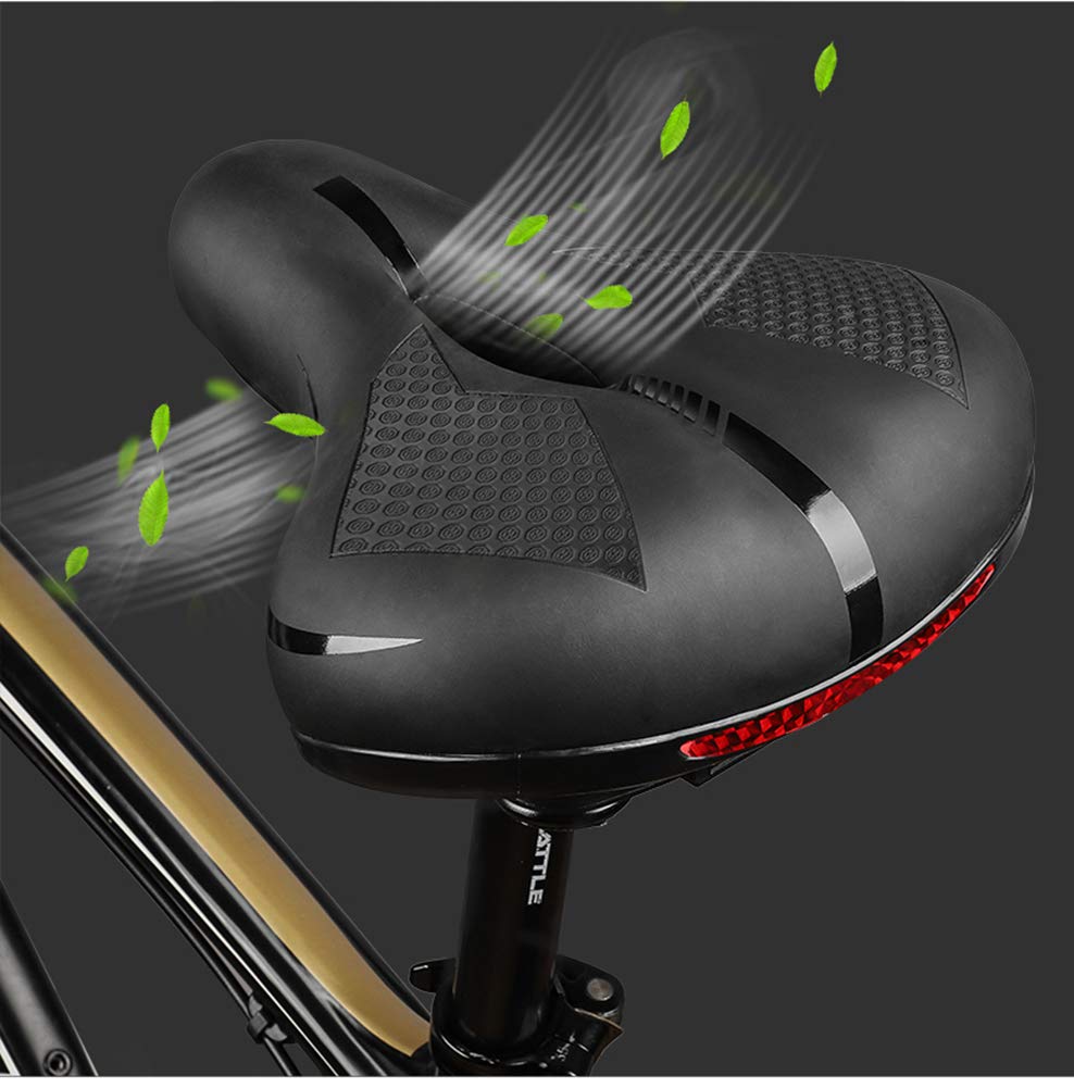 Feluz Bike Saddle, Comfortable Bicycle Seat Saddle for Mountain Road BMX Bikes, Cycling Accessories