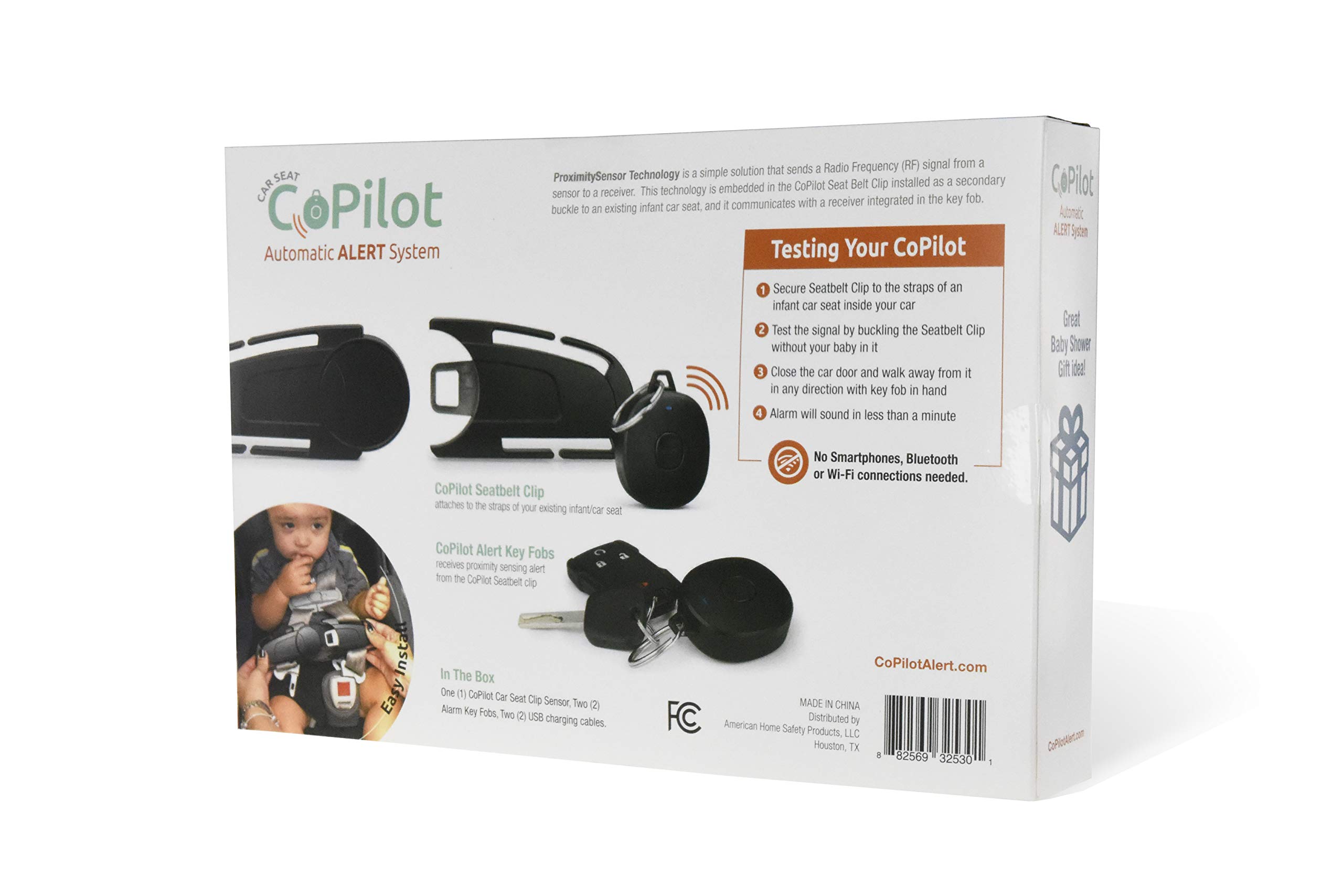 Car Seat CoPilot Automatic Alert System (Backseat Baby Reminder)