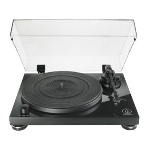 audio-technica at-lpw50pb fully manual belt-drive turntable