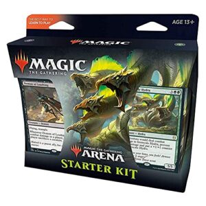 magic the gathering mtg-m21-sk-en arena starter kit display