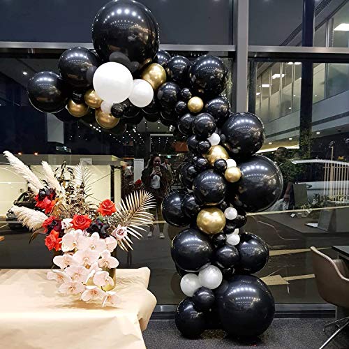 Black Balloons 5 inch 50pcs Latex Party Balloons Graduation Helium Balloons Black Birthday Balloon