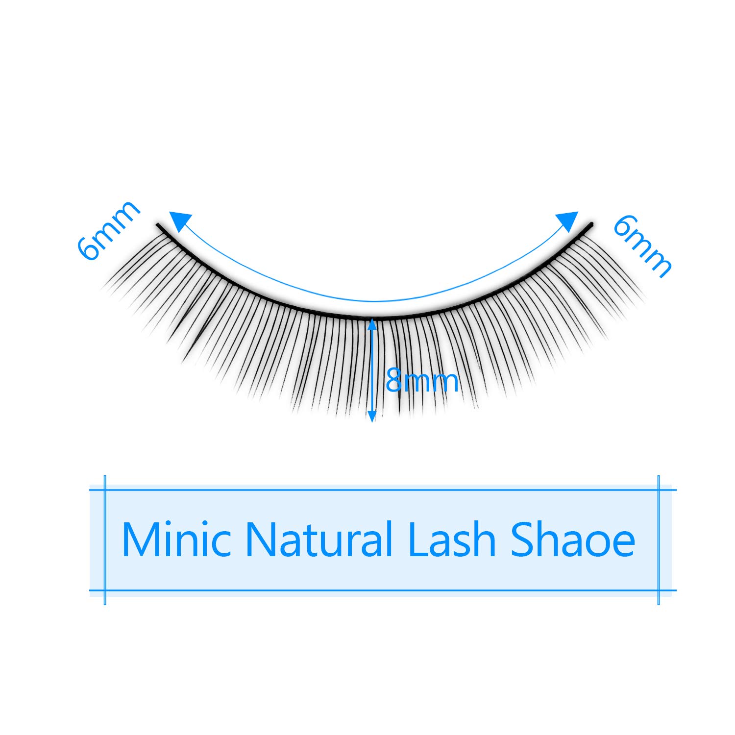 Fenshine 20 Paris Practice Eyelashes for Lash Extensions Supplies,Training Lashes Self-Adhesive Practice Lashes for Training Eyelash Extension Makeup Beginners…