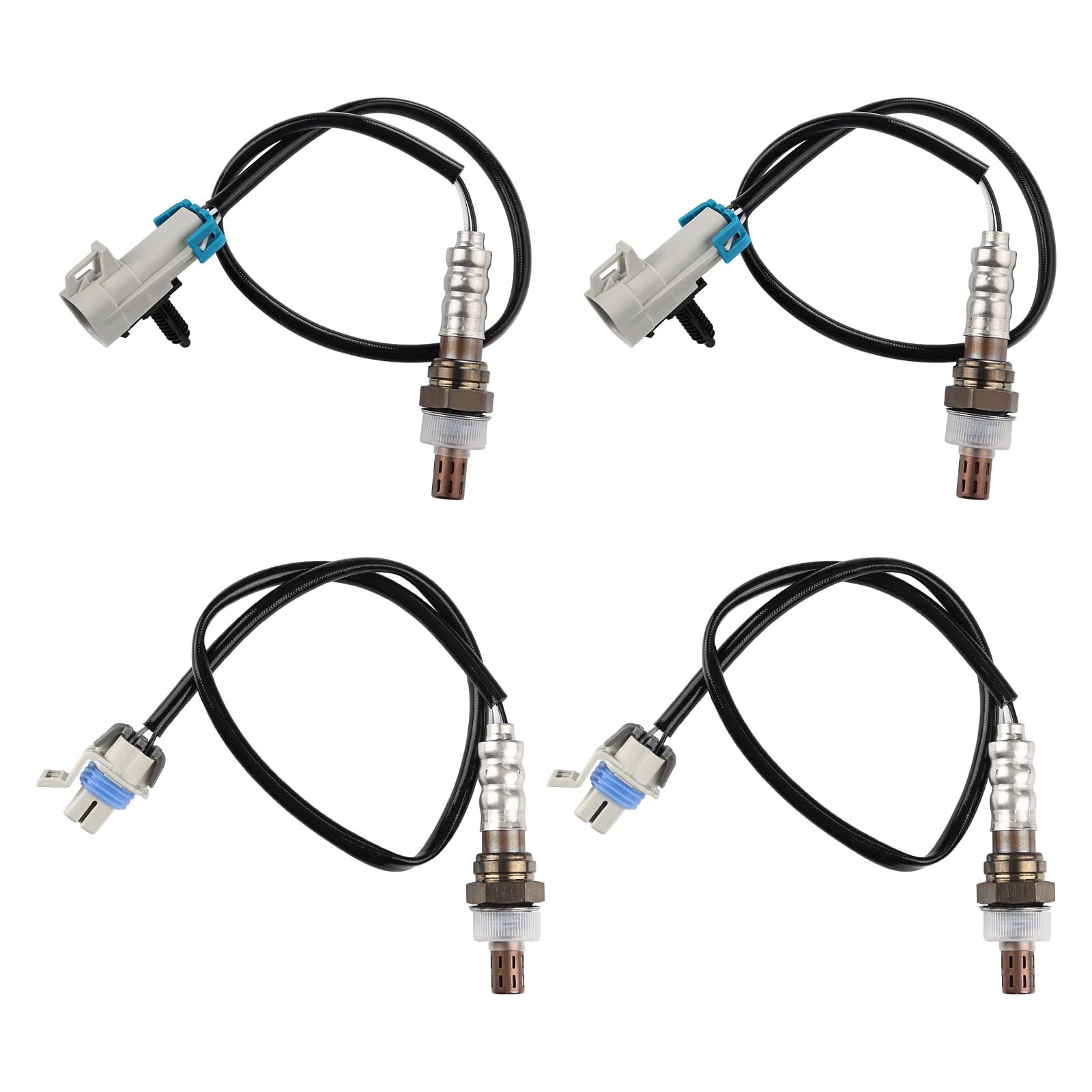 JDMON Compatible with O2 Sensor Oxygen Sensor Chevrolet GMC Cadillac Avalanche Silverado 1500/Tahoe/Sierra 1500/Yukon Upstream& Downstream Escalade 6.2L Replaces 213-4229,12609457,12611165,Set of 4