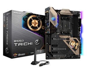 asrock b550 taichi supports 3rd gen amd am4 ryzen/future amd ryzen processors motherboard