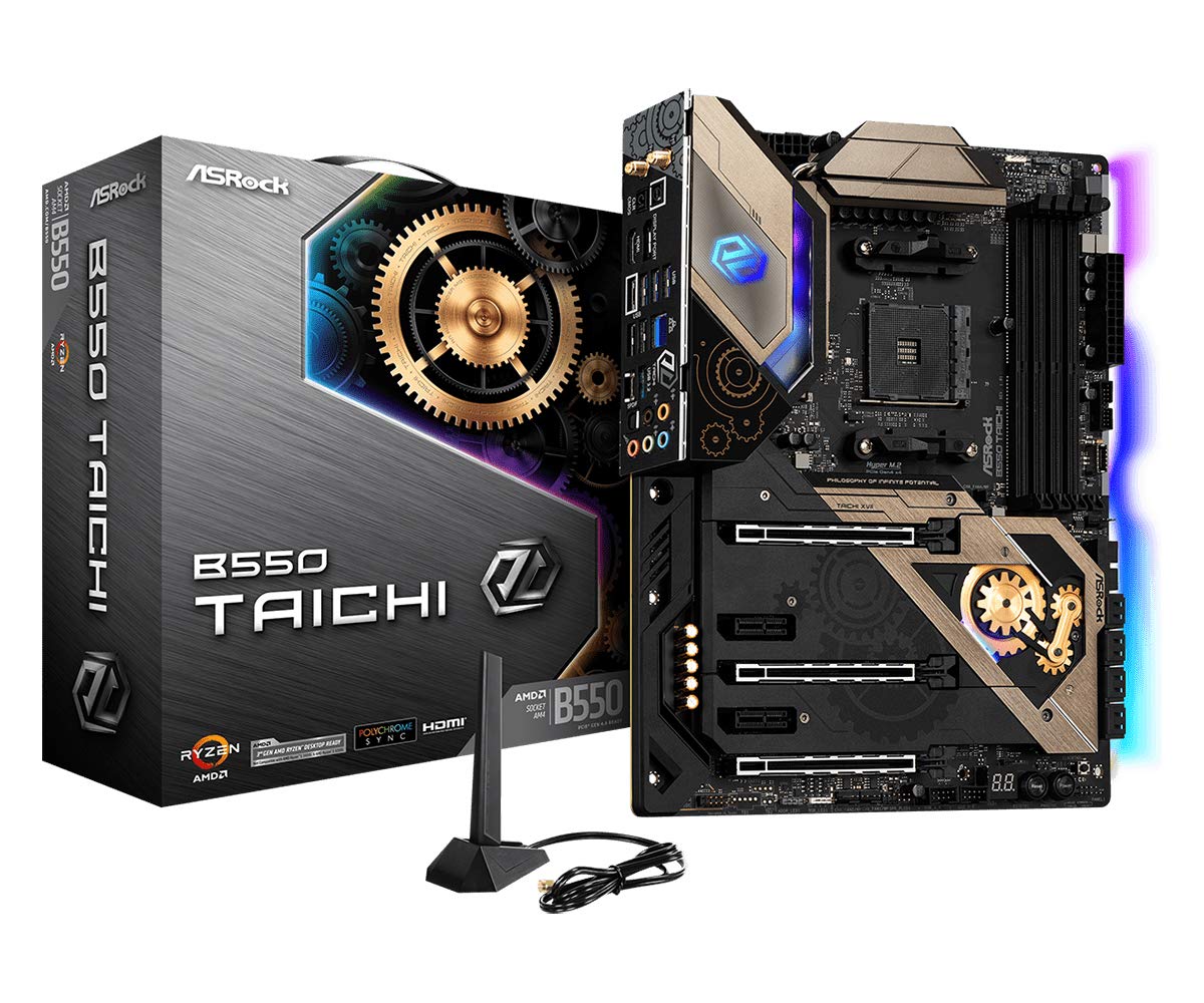 ASRock B550 Taichi Supports 3rd Gen AMD AM4 Ryzen/Future AMD Ryzen Processors Motherboard