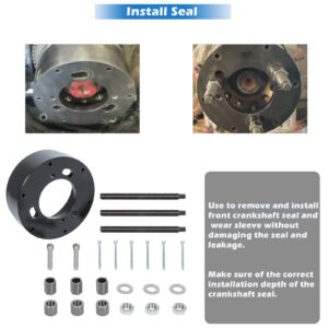 4918991 Crankshaft Front Seal & Wear Sleeve Remover Installer for Cummins ISX15 ISX12