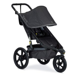 bob gear alterrain jogging stroller, melange black