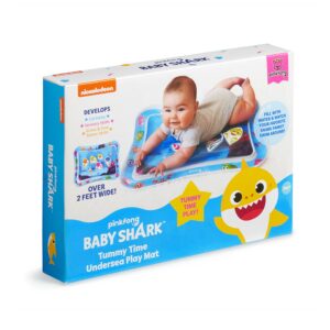 WowWee Baby Shark Tummy Time Water Filled Play Mat – Infant Toys to Help Learn How to Crawl – Baby Shark Official