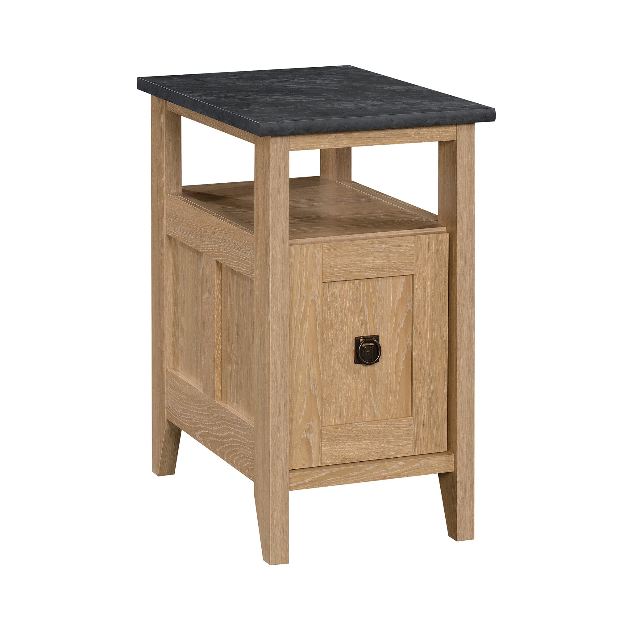 Sauder August Hill Side Table, L: 14.49" x W: 20.95" x H: 24.76", Dover Oak Finish