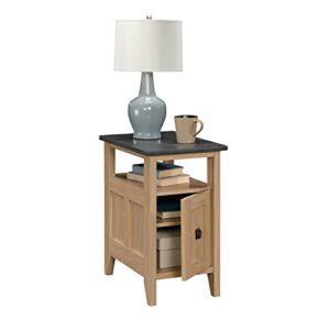 Sauder August Hill Side Table, L: 14.49" x W: 20.95" x H: 24.76", Dover Oak Finish